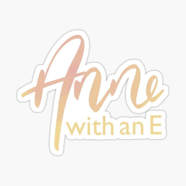 "Anne" Sticker for Sale by strayno | Redbubble