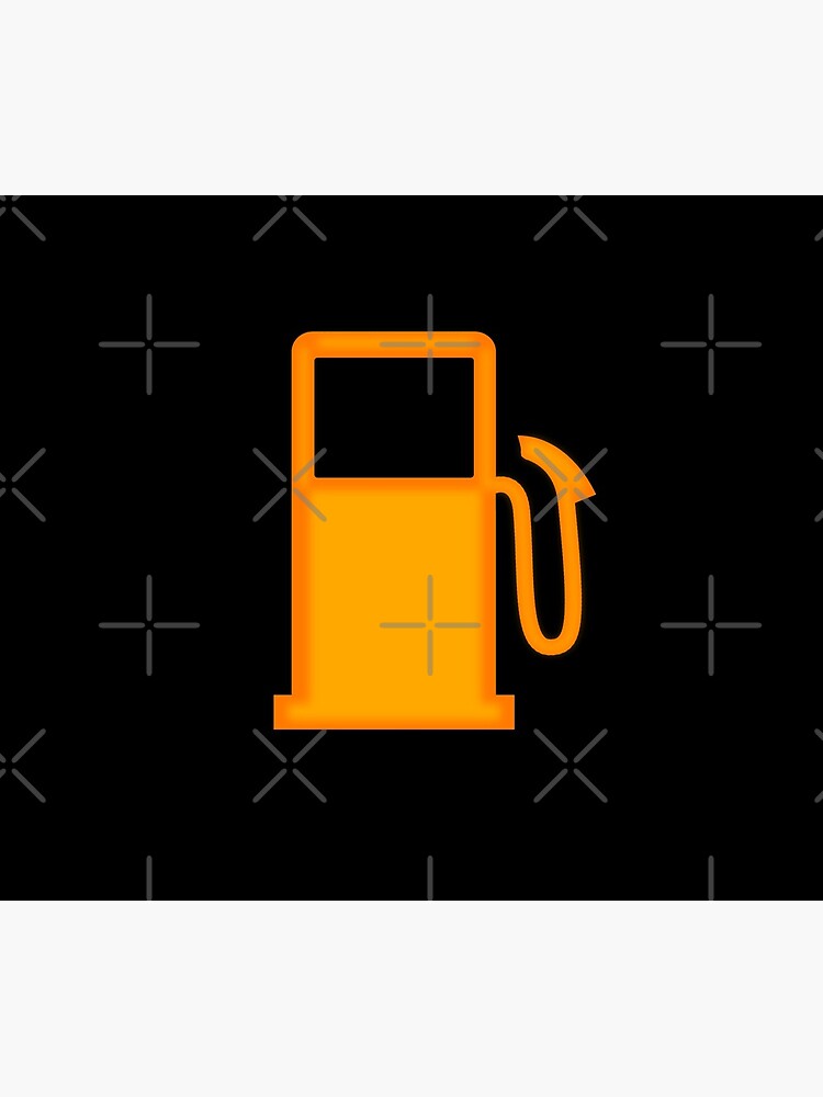 "Low Fuel warning light, Automotive warning lights" Art Print by ...