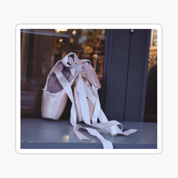 "Ballet shoes " Sticker for Sale by maxiedean | Redbubble