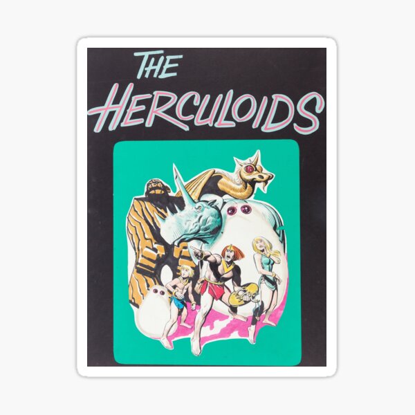 "The Herculoids Comic Classic Vintage Retro Cartoons " Sticker for Sale ...