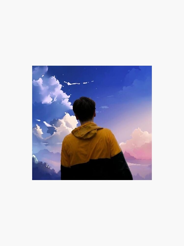 "Powfu Death Bed Album Cover" Sticker for Sale by SebatianL | Redbubble