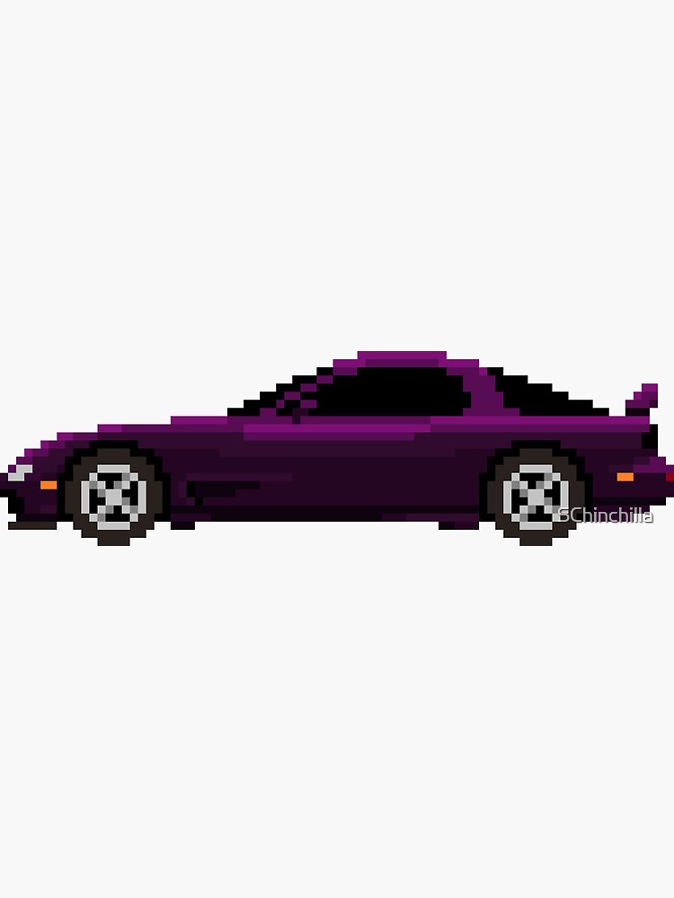 "RX7 FD Purple" Sticker for Sale by SChinchilla | Redbubble