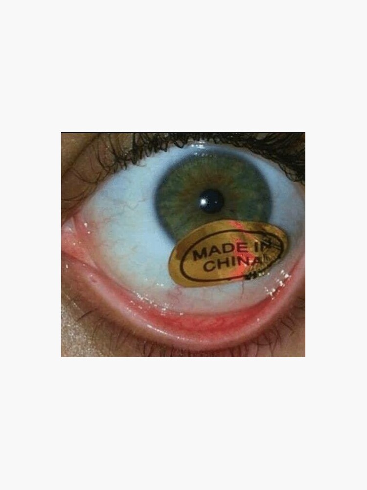 "cursed eye" Sticker for Sale by LaurenSwiffin | Redbubble