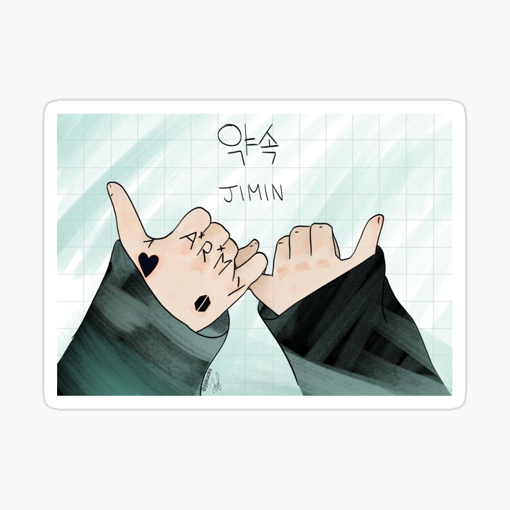 BTS Jimin Promise print Painting Acrylic etna.com.pe