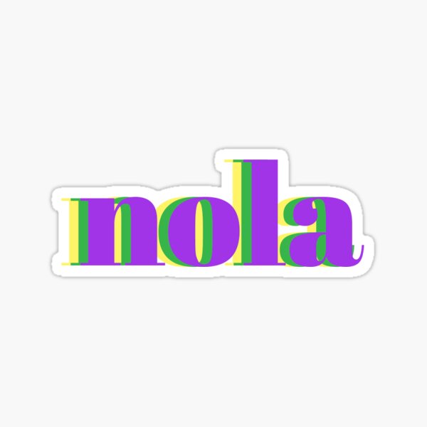 "NOLA Design" Sticker by sophieluketich | Redbubble