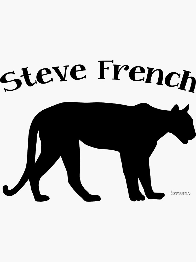 "Steve French" Sticker for Sale by kosumo | Redbubble