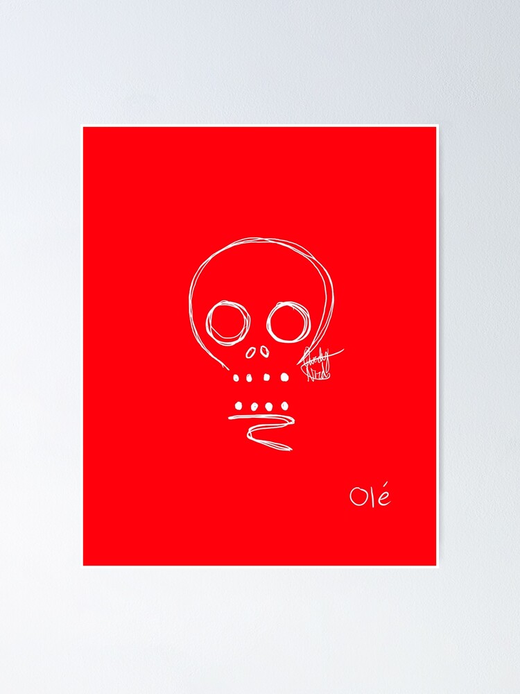 "Olé (R&W)" Poster by QwertyNerdy | Redbubble