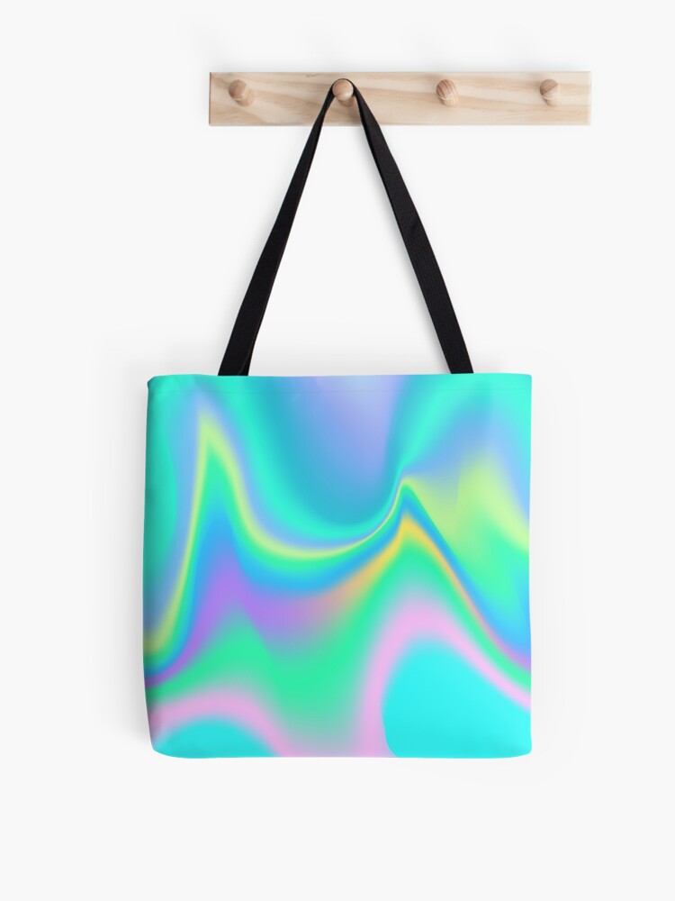 "Holographic Abstract Rainbow Gradient #2" Tote Bag for Sale by ...