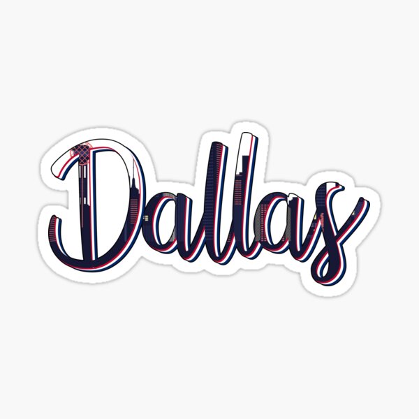 "Dallas Texas" Sticker for Sale by TaylorBrew | Redbubble