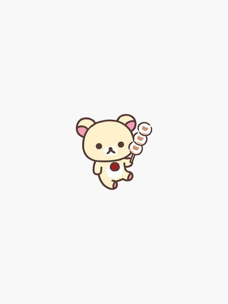 "korilakkuma dango" Sticker for Sale by sherita | Redbubble
