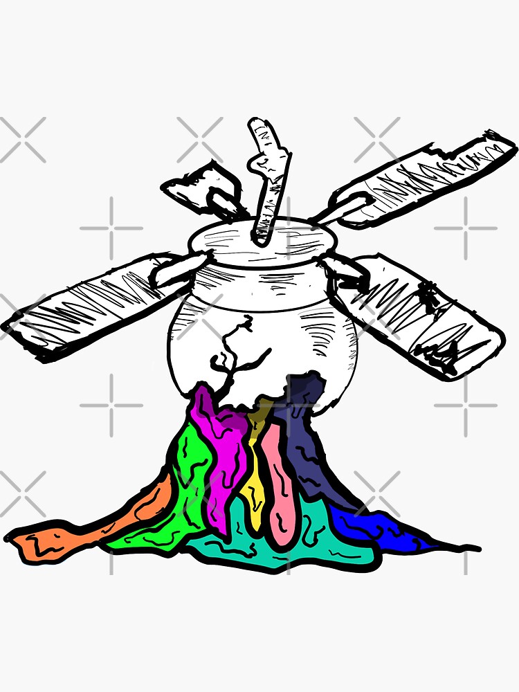 "Ceiling Fan " Sticker for Sale by Dinneendraws | Redbubble