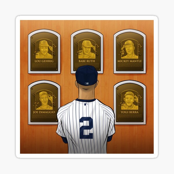 "LIMITED!!! Derek Jeter Hall of Fame 2020" Sticker for Sale by ...