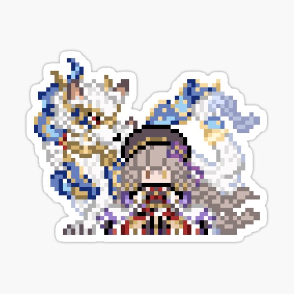 "Granblue Fantasy Pixel Pholia Sticker" Sticker by MissJunePixels ...