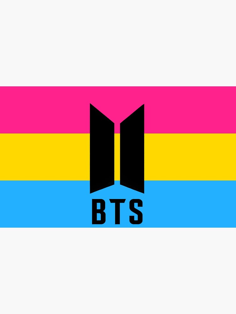 "BTS LGBT Pansexual Flag" Sticker for Sale by jaylaprint | Redbubble