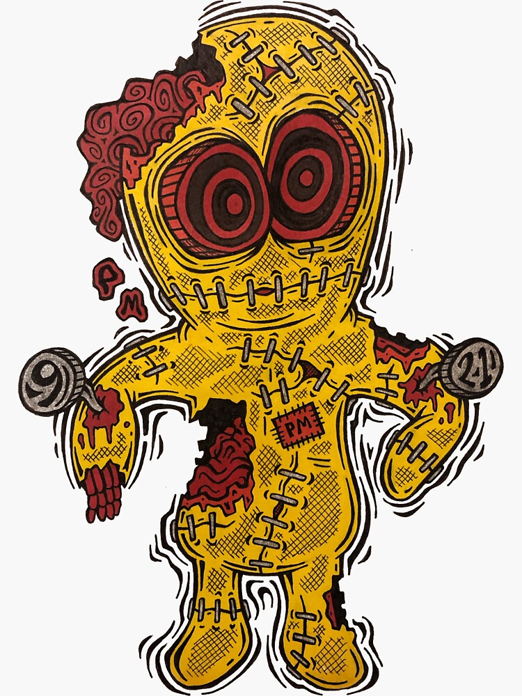 "Voodoo Baby" Sticker for Sale by parksmontoon | Redbubble