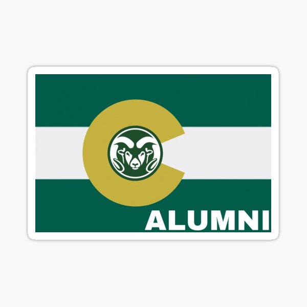 "CSU flag alumni " Sticker for Sale by kyliegonzales13 | Redbubble