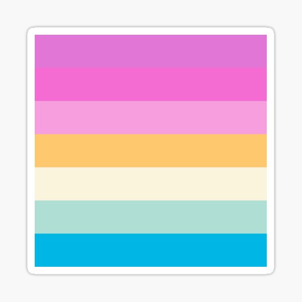"Beachy Stripes Pattern Very Thin" Sticker for Sale by spirula | Redbubble