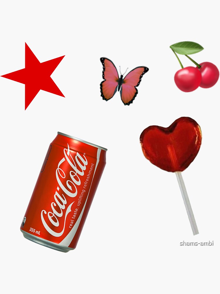 "red sticker pack" Sticker by shams-ambi | Redbubble