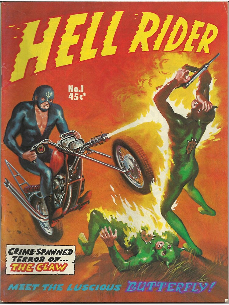 "Hell Rider" Sticker for Sale by HorrorPop | Redbubble