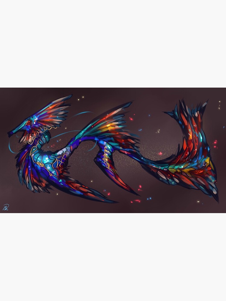 "Beta Dragon" Poster for Sale by Mollish | Redbubble