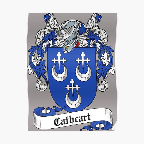 "Cathcart " Poster for Sale by HaroldHeraldry | Redbubble
