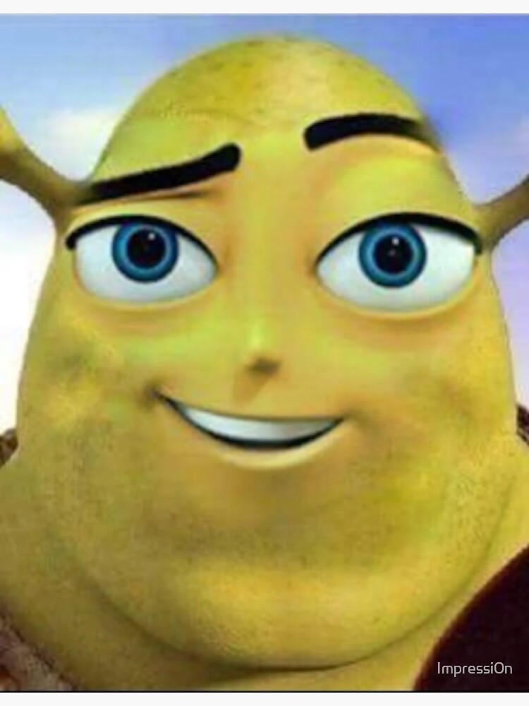 "Bee Shrek Meme" Poster for Sale by Impressi0n | Redbubble