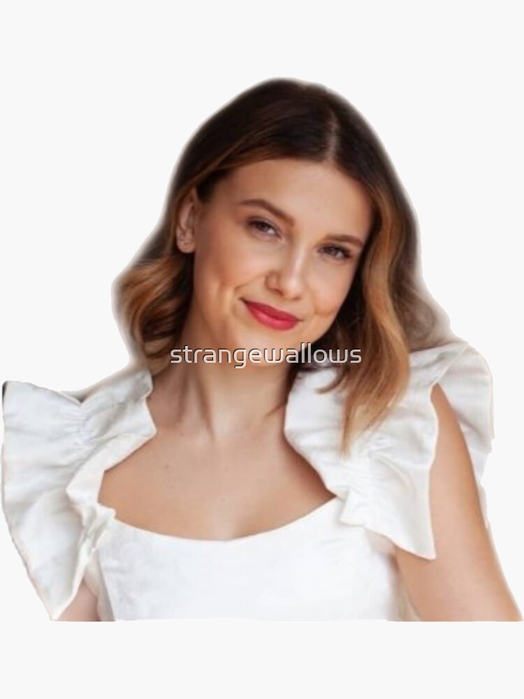 "millie bobby brown" Sticker for Sale by strangewallows | Redbubble