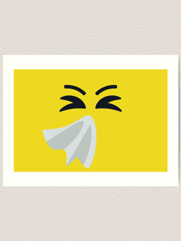 "Sneezing Smiley, Gesundheit, Tissue, Allergy, Cold, Flu, Emotional ...