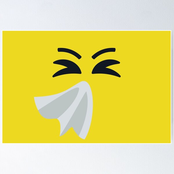 "Sneezing Smiley, Gesundheit, Tissue, Allergy, Cold, Flu, Emotional ...