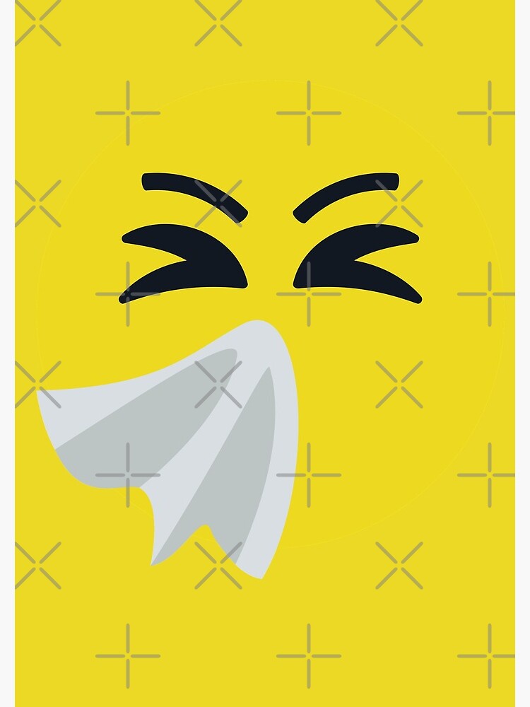 "Sneezing Smiley, Gesundheit, Tissue, Allergy, Cold, Flu, Emotional ...