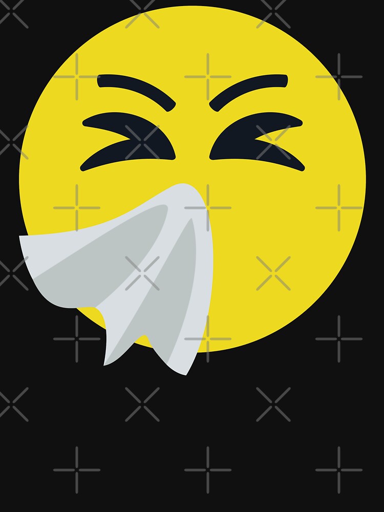 "Sneezing Smiley, Gesundheit, Tissue, Allergy, Cold, Flu, Emotional ...