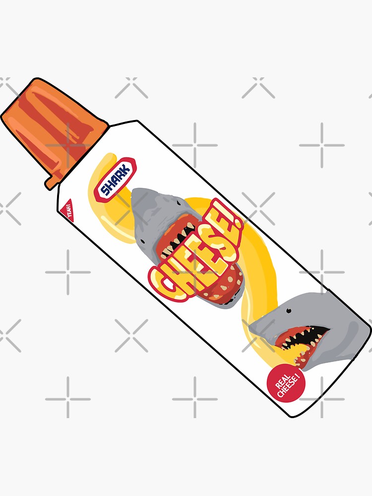 "EZ Cheesy; Shark Puppet Limited Edition Perishable" Sticker for Sale ...