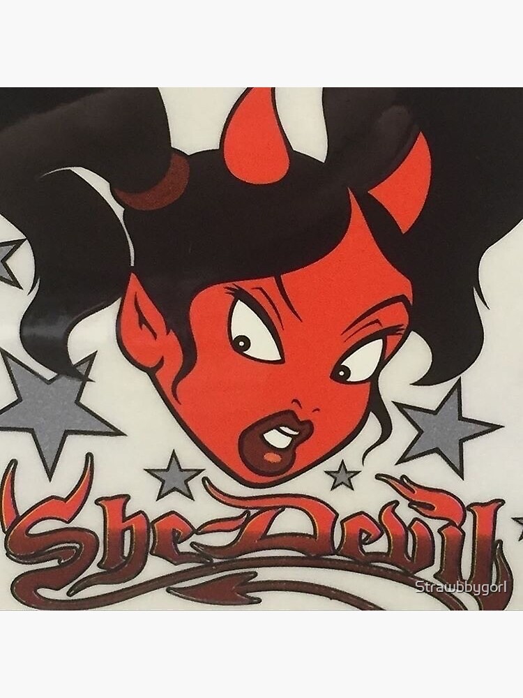 "Shedevil Sticker" Sticker for Sale by Strawbbygorl | Redbubble