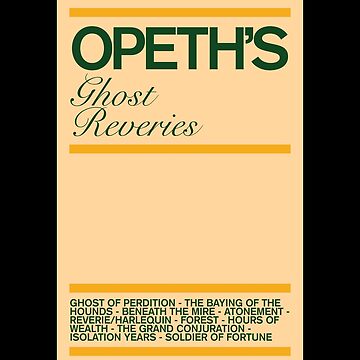 "opeth" Art Board Print for Sale by mildstorm | Redbubble