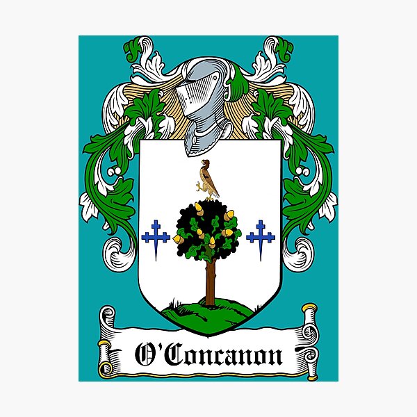 "O'Concanon (Galway)" Photographic Print by HaroldHeraldry | Redbubble