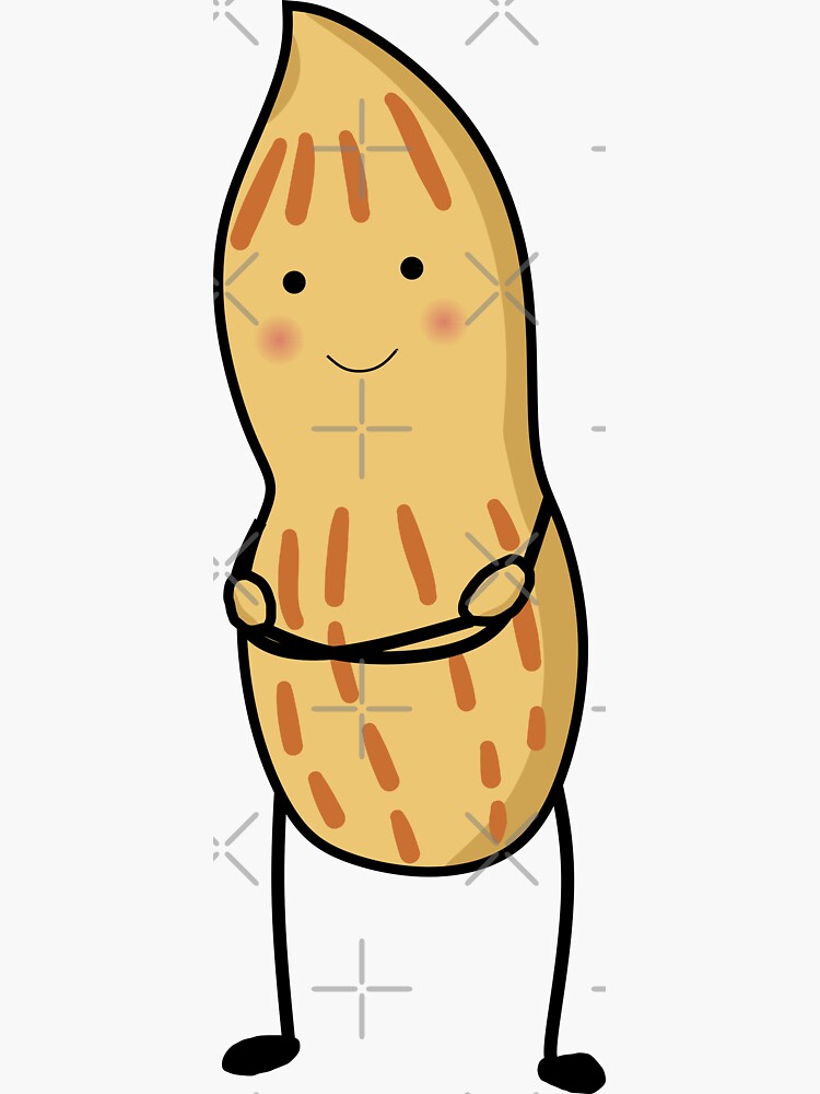 "peanuts" Sticker by Sydneycc | Redbubble