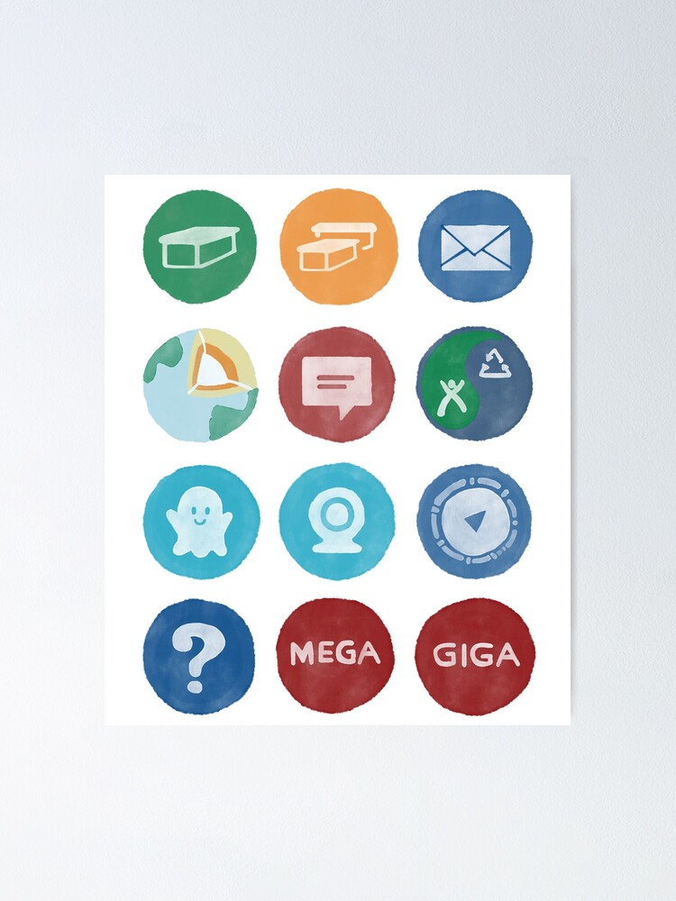 "Watercolor Geocaching Symbols Traditional, Multi, Letterbox ...