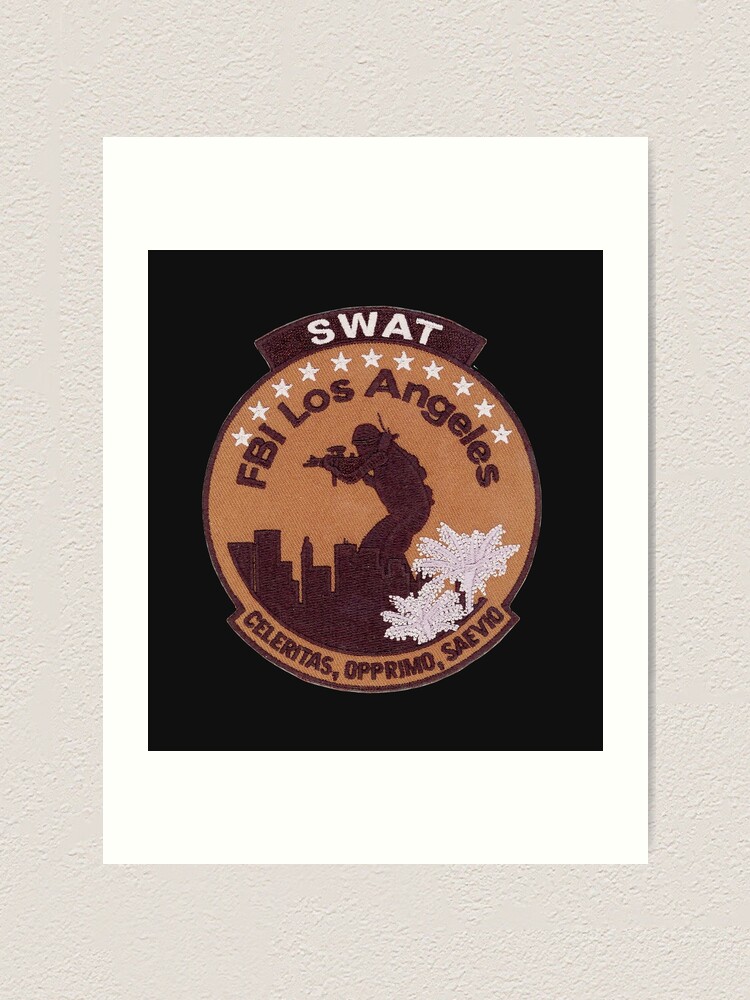 "FBI Los Angeles SWAT" Art Print for Sale by lawrencebaird | Redbubble