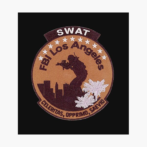"FBI Los Angeles SWAT" Photographic Print by lawrencebaird | Redbubble