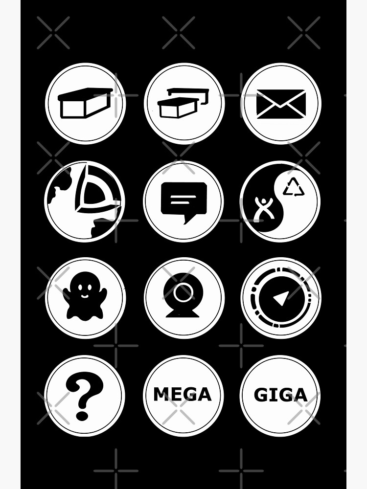 "White Transparent Geocaching Symbols Traditional, Multi, Letterbox ...