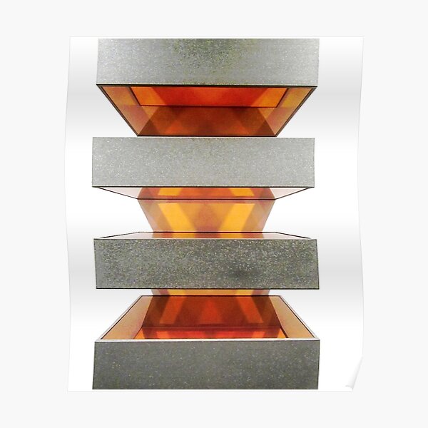 "Untitled Stack Sculpture" Poster by BritishYank | Redbubble