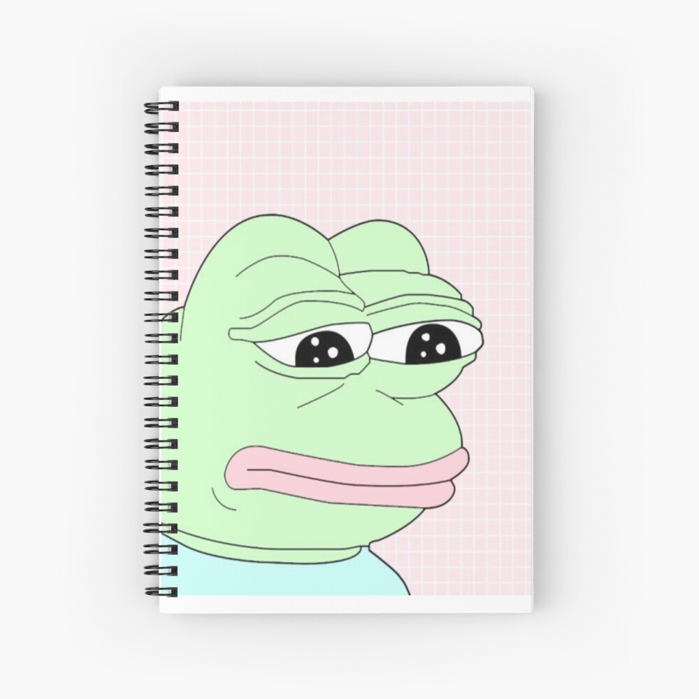 "aesthetic pepe" Spiral Notebook for Sale by MeganAK94 | Redbubble