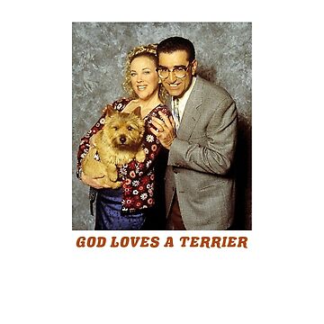 "GOD LOVES A TERRIER" Greeting Card for Sale by Retro Active | Redbubble