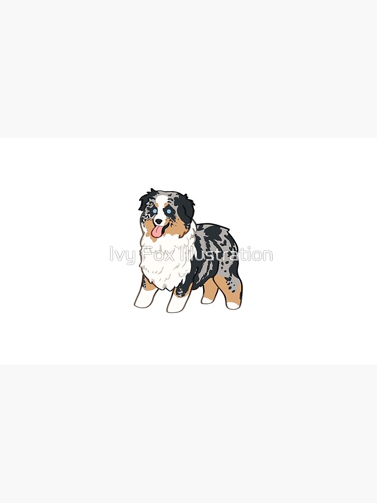"Chibi Blue Merle Aussie / Blue Merle Australian Shepherd dog" Coffee ...