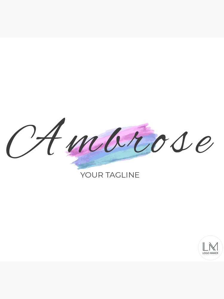 "ambrose design for redbubble" Sticker by Vishalfandu | Redbubble