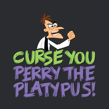 "Curse You Perry the Platypus" Essential T-Shirt for Sale by ...