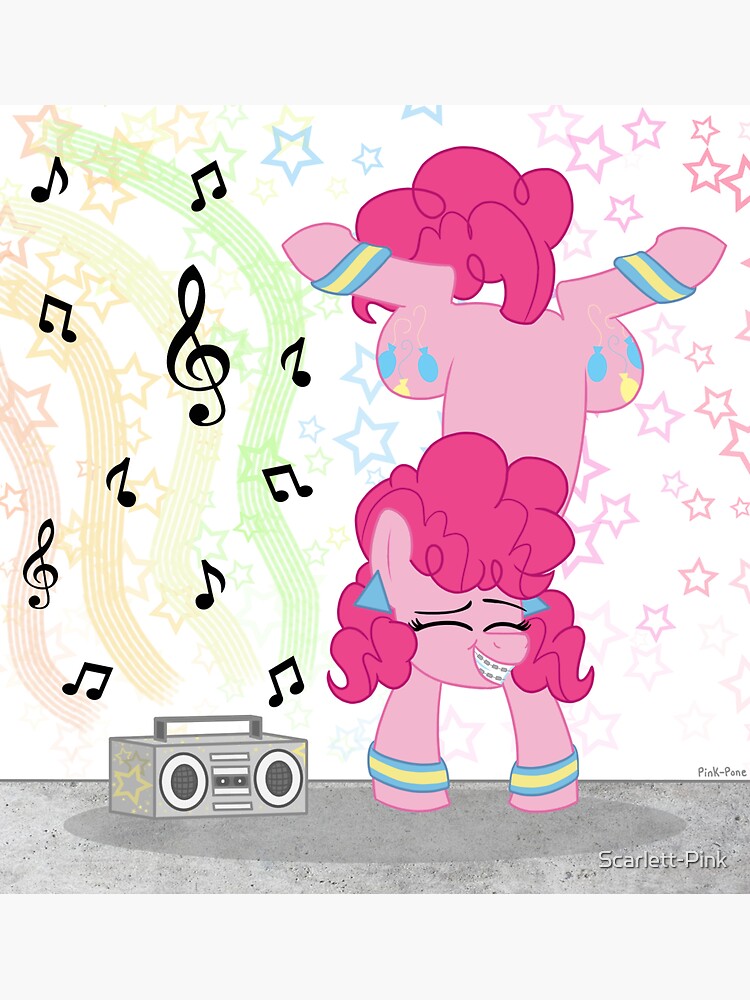 "Pinkie Pie Dancing" Sticker for Sale by Scarlett-Pink | Redbubble