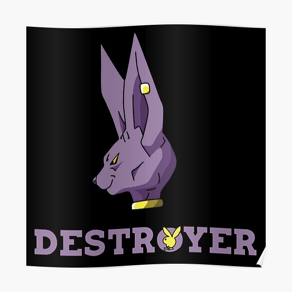 "Beerus The Destroyer" Poster by Travidas | Redbubble