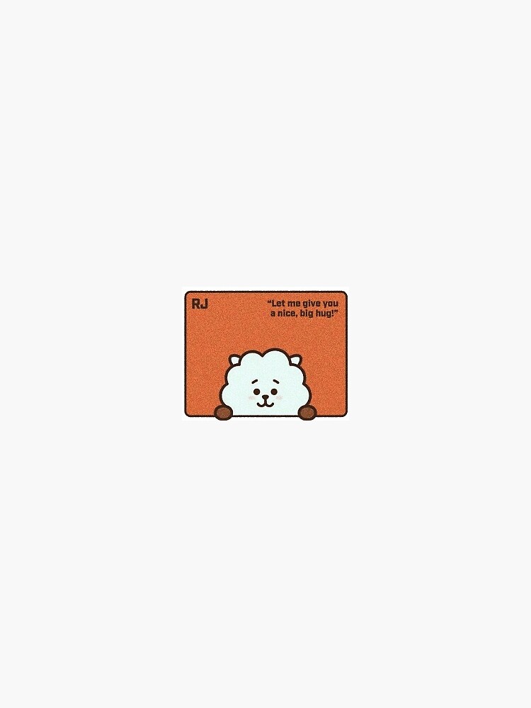 "RJ sticker " Sticker for Sale by Yani-o | Redbubble