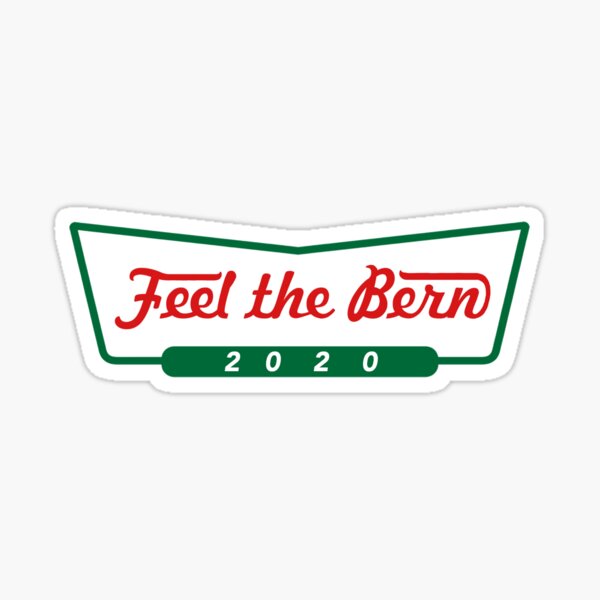 "Feel the Bern" Sticker for Sale by brittanym126 | Redbubble
